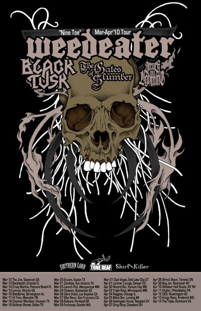 WEEDEATER Nine Toe Tour Ongoing + New Live Dates - Earsplit Compound