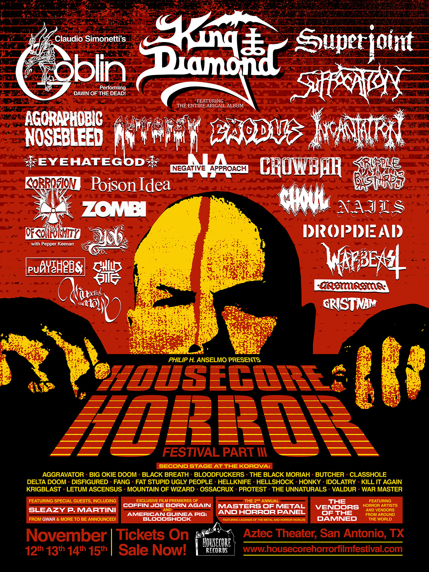 Philip H. Anselmo’s HOUSECORE HORROR FESTIVAL Announces Official Film ...