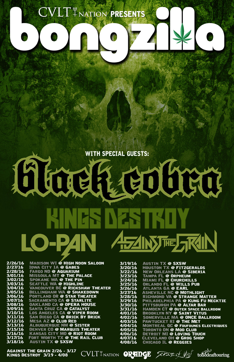 AGAINST THE GRAIN To Kick Off Tour With Bongzilla + Dates With ...