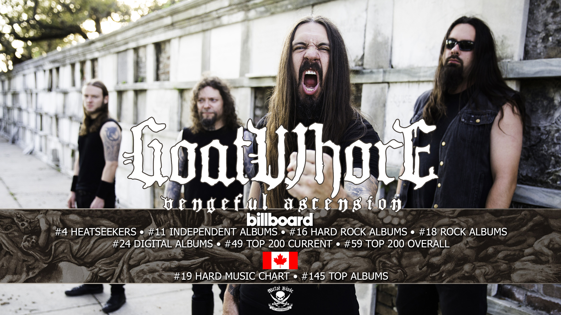 GOATWHORE Crushes Billboard Charts; Vengeful Ascension Serves As Band’s ...