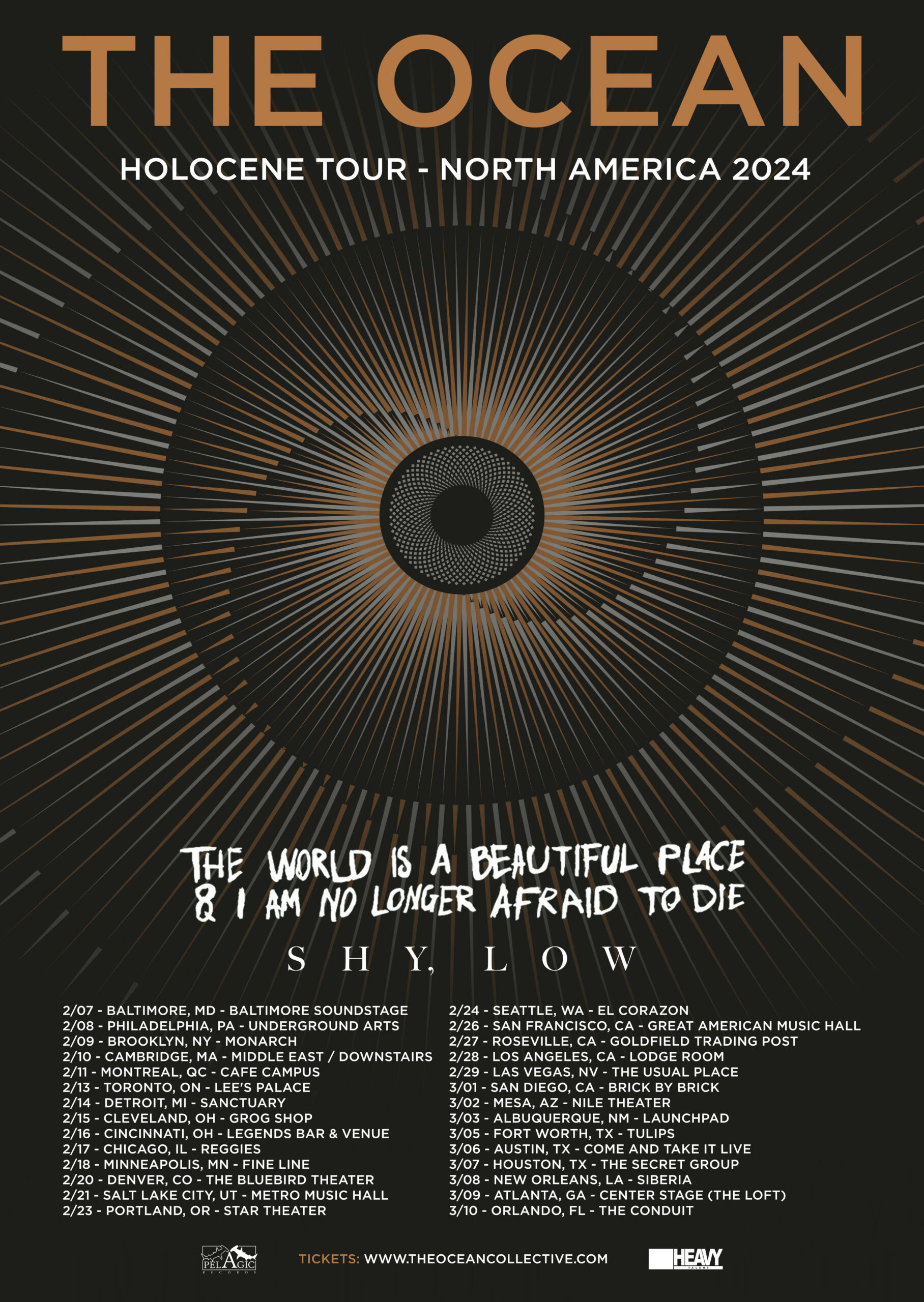 THE OCEAN To Kick Off Holocene North American Headlining Tour ...