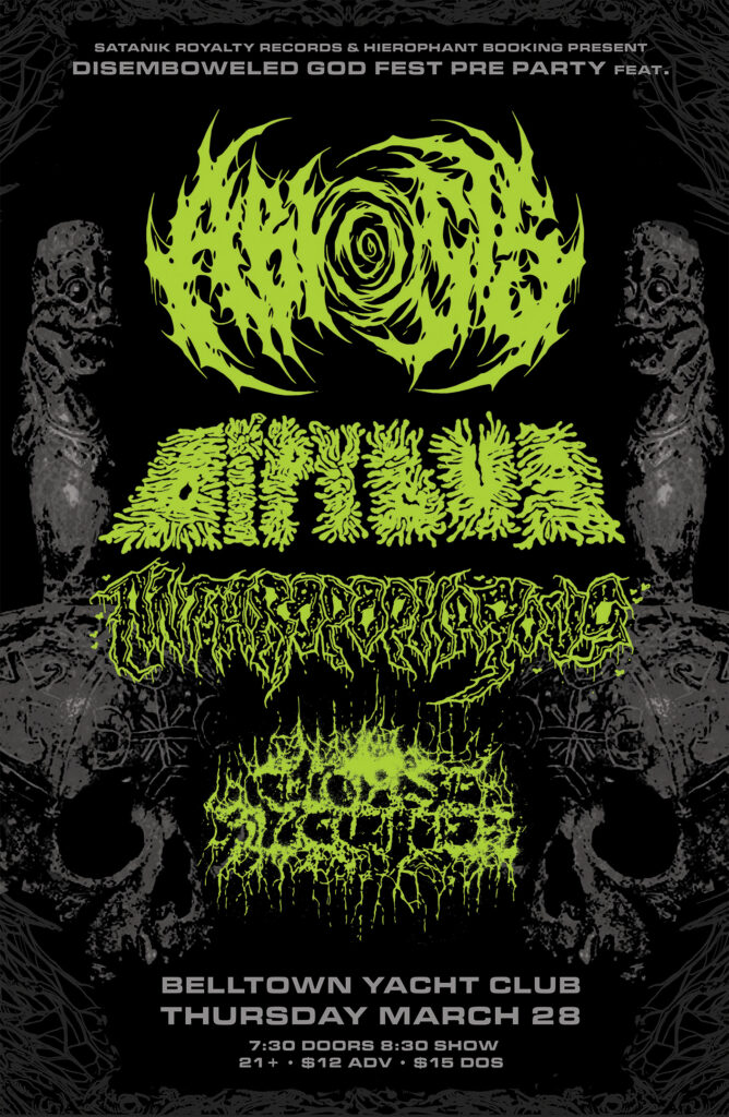 Satanik Royalty Records Presents Disemboweled God Fest 2024; Tickets On ...