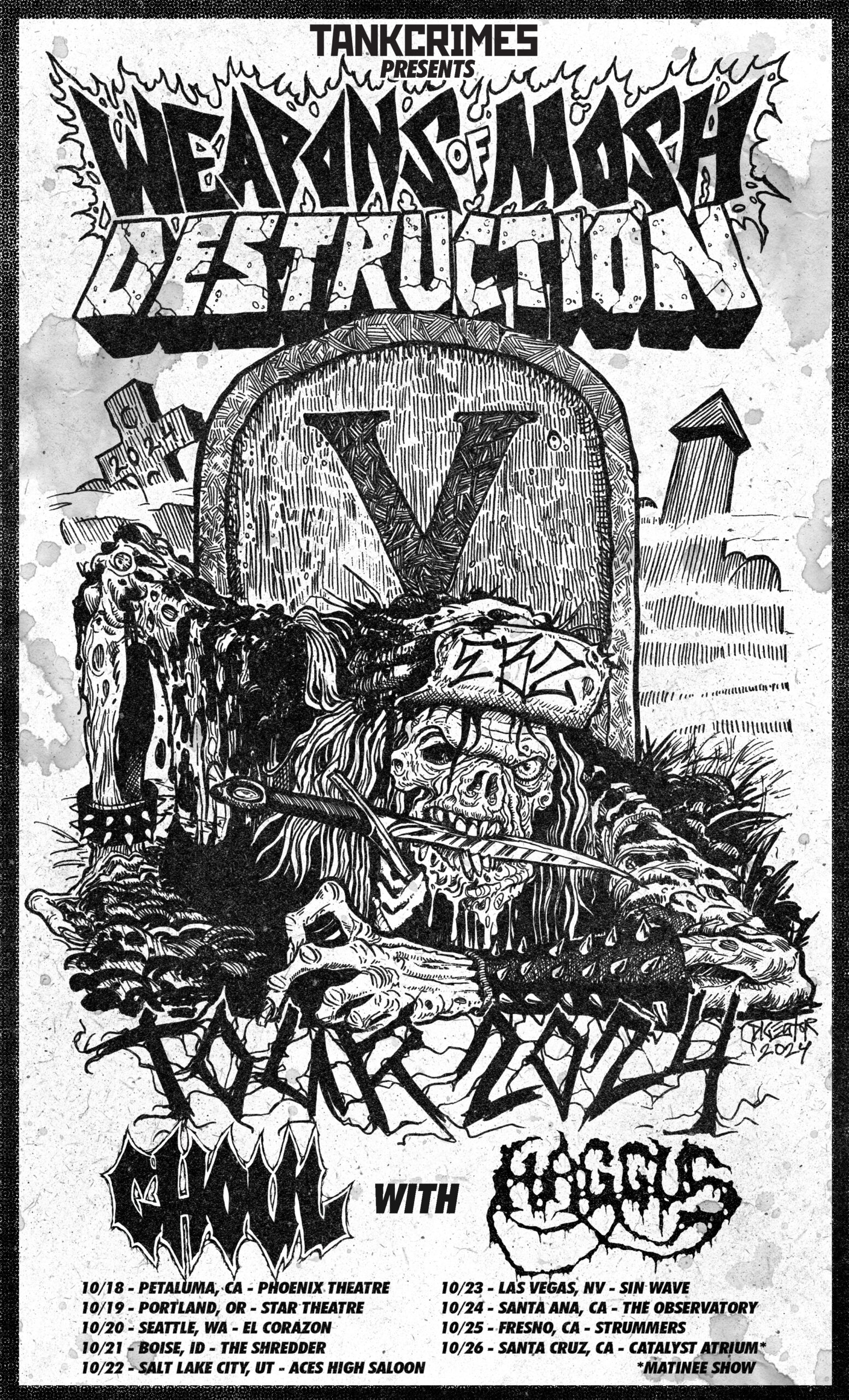 GHOUL Announces Weapons Of Mosh Destruction V Tour With Haggus; Tickets ...